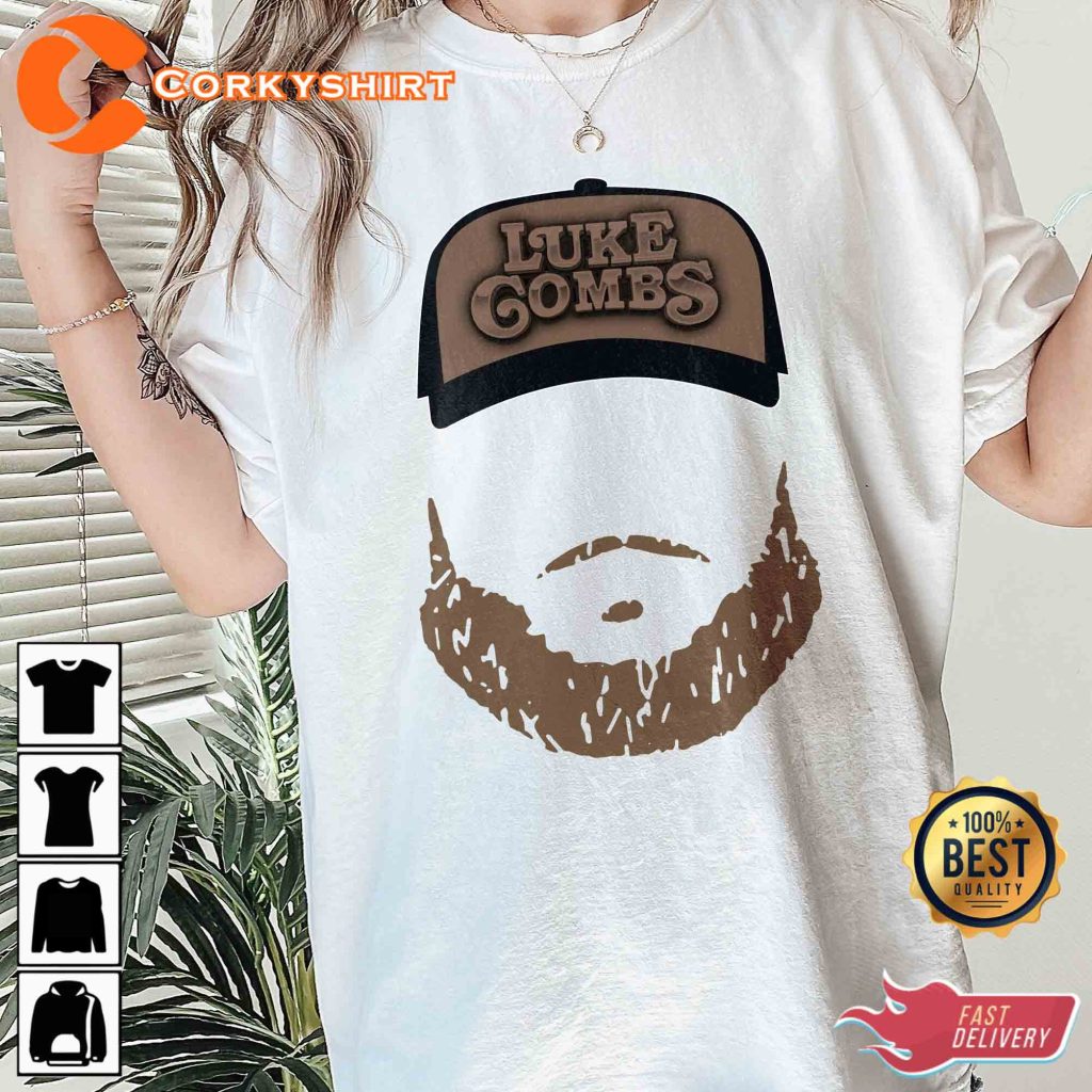Luke Combs 2023 World Tour 2 Side Designed T-Shirt - Corkyshirt