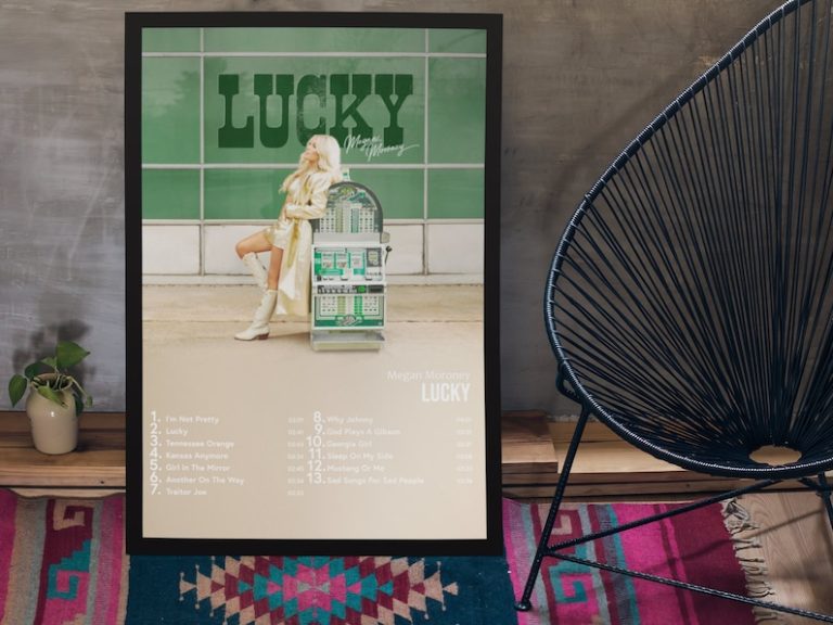 Megan Moroney Lucky Album Cover Poster