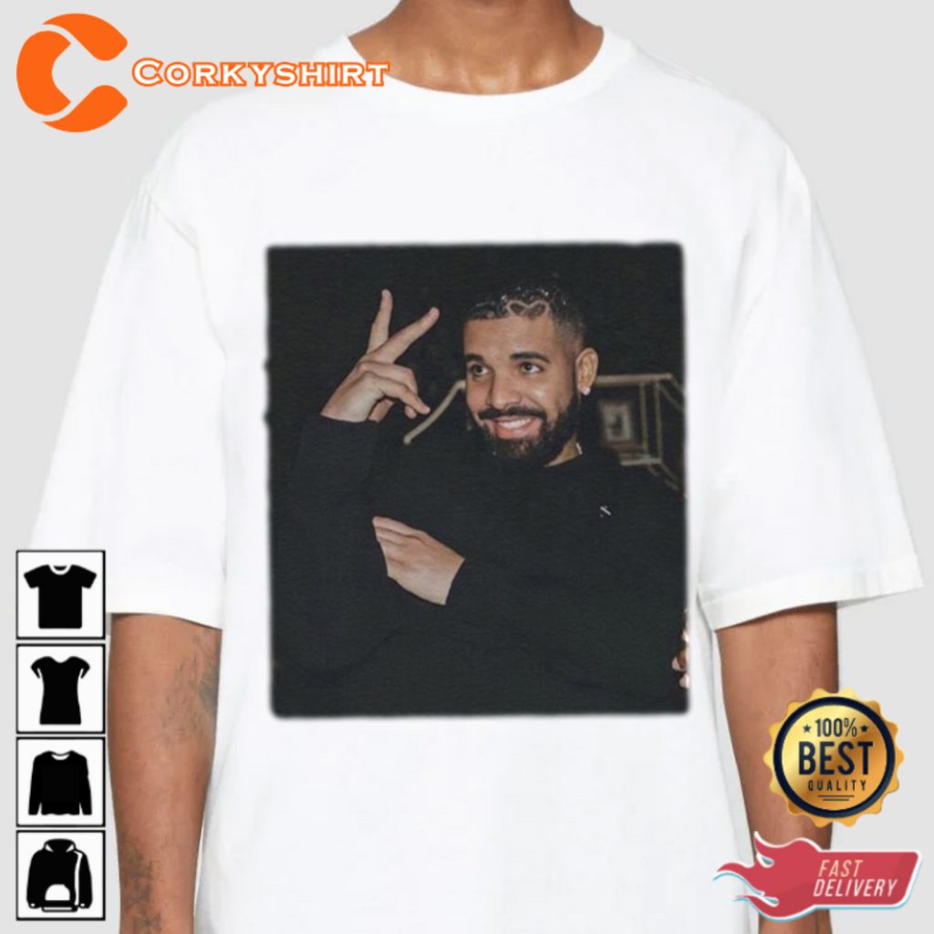 Drake Heart Shape Thank Me Later Album Cover Art Fanwear T-shirt