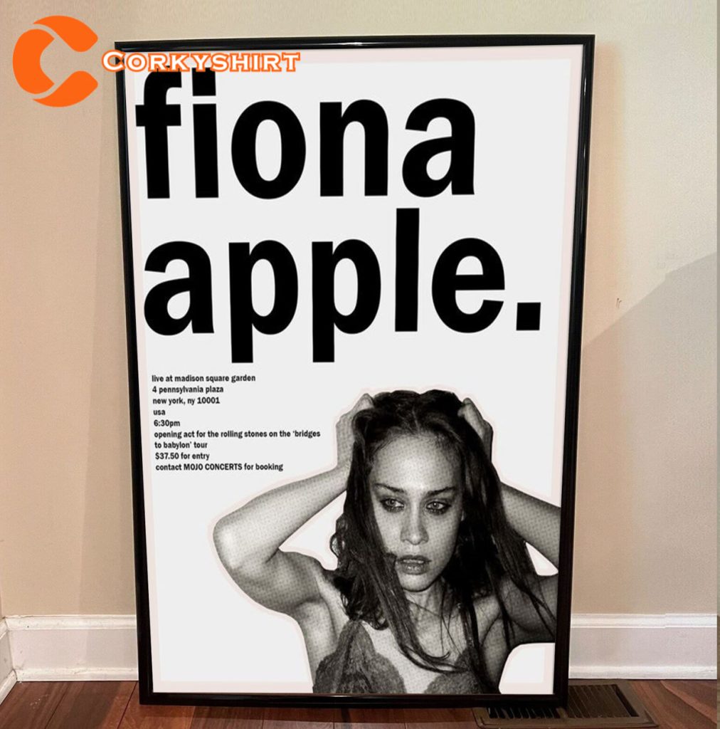 Fiona Apple Music Tour Fan Gift Poster