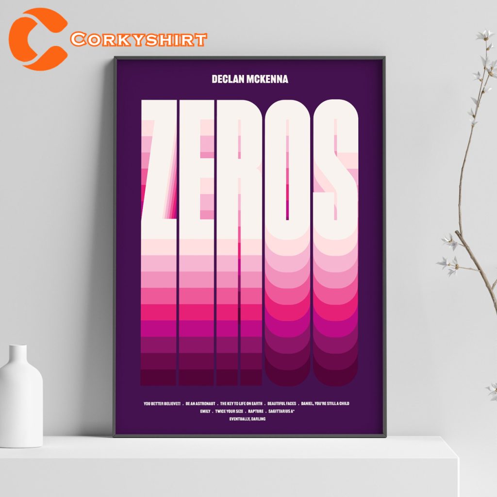 Declan Mckenna Zeros Album Tracklist Poster