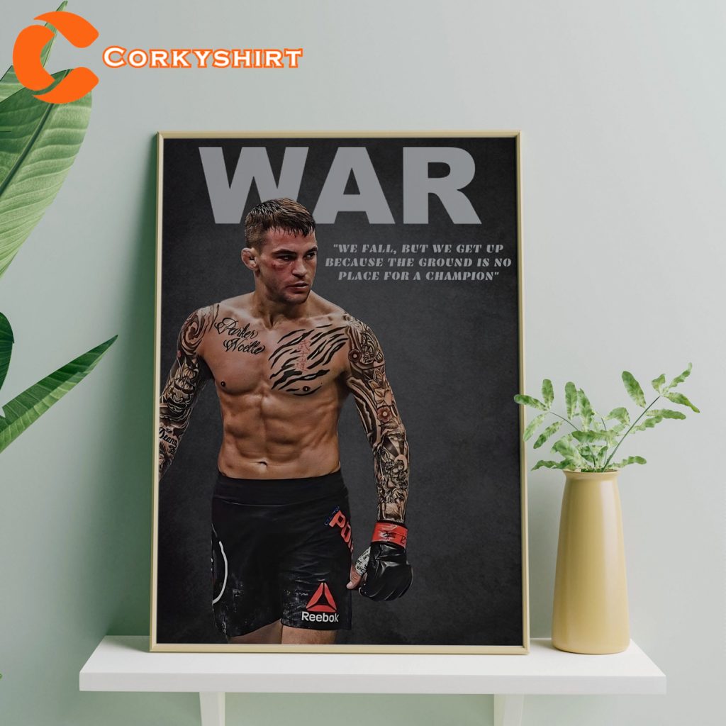 UFC Poster Dustin Poirier Quote
