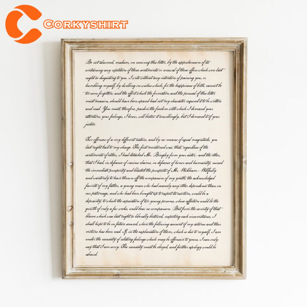 Pride And Prejudice Darcy Letter To Elizabeth at Sue Frye blog