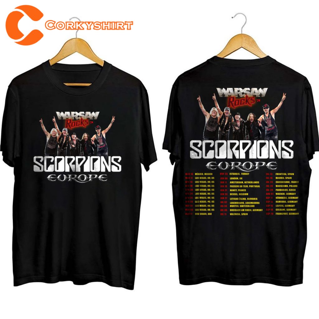 Scorpions World Tour 2023 58th Anniversary 1965 2023 Signatures ...