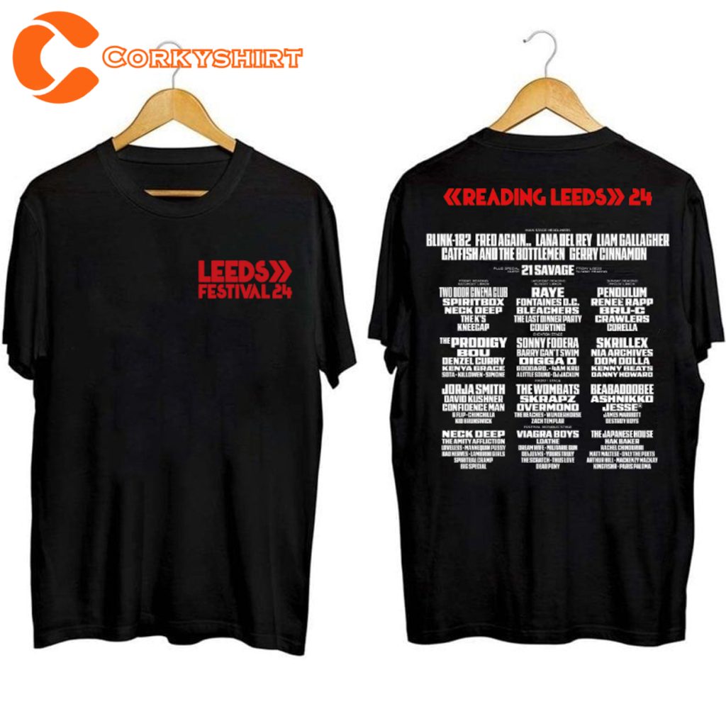 Leeds Festival Line Up 2024 Shirt