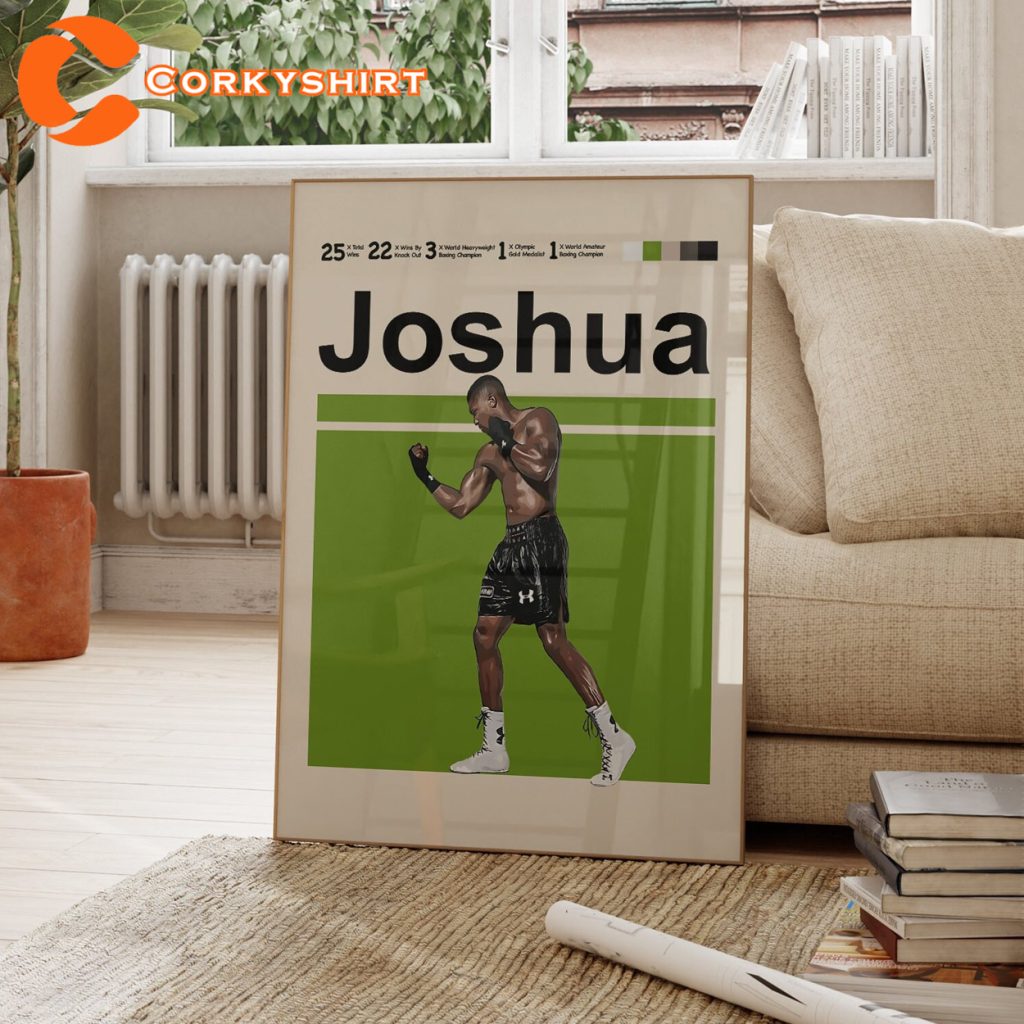Anthony Joshua Boxing Record Poster