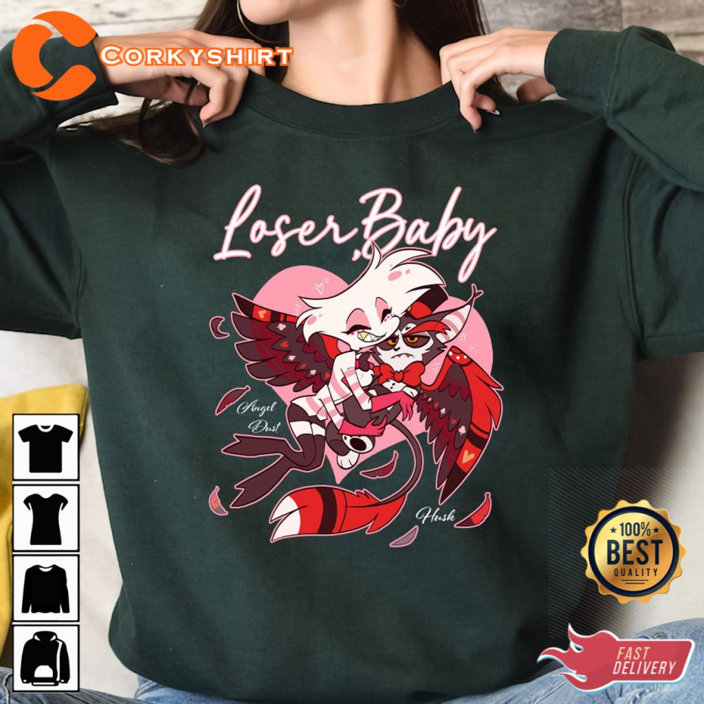 Loser Baby Hazbin Hotel Husk x Angel Dust Shirt